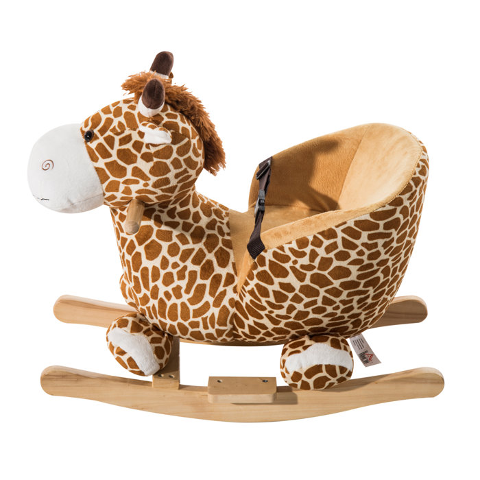 Qaba Giraffe Plush Rocker & Reviews | Wayfair