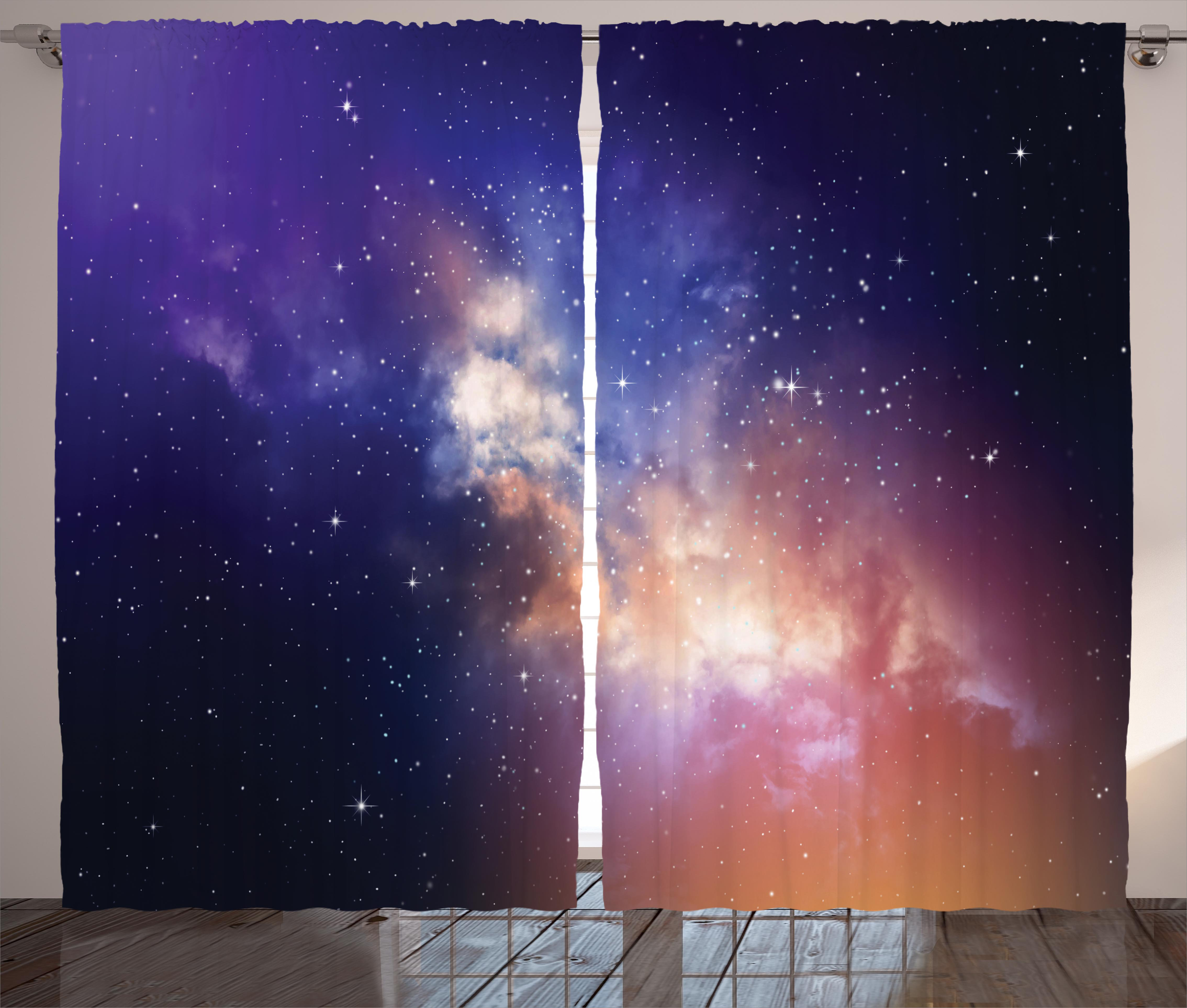 Ambesonne Space Stars in Sky Supernova Comet Constellation Light Years ...