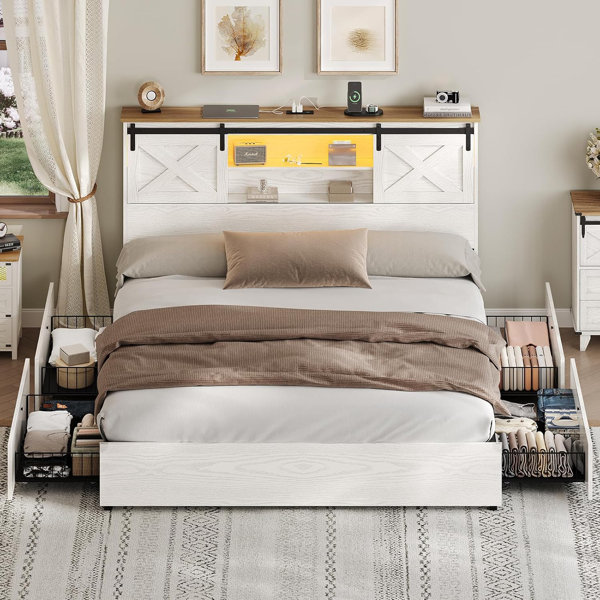 California King Wood Beds & Frames You'll Love | Wayfair