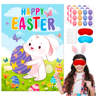 The Party Aisle Pin The Tail on The Bunny Easter Games, 7 Pcs Pin The ...