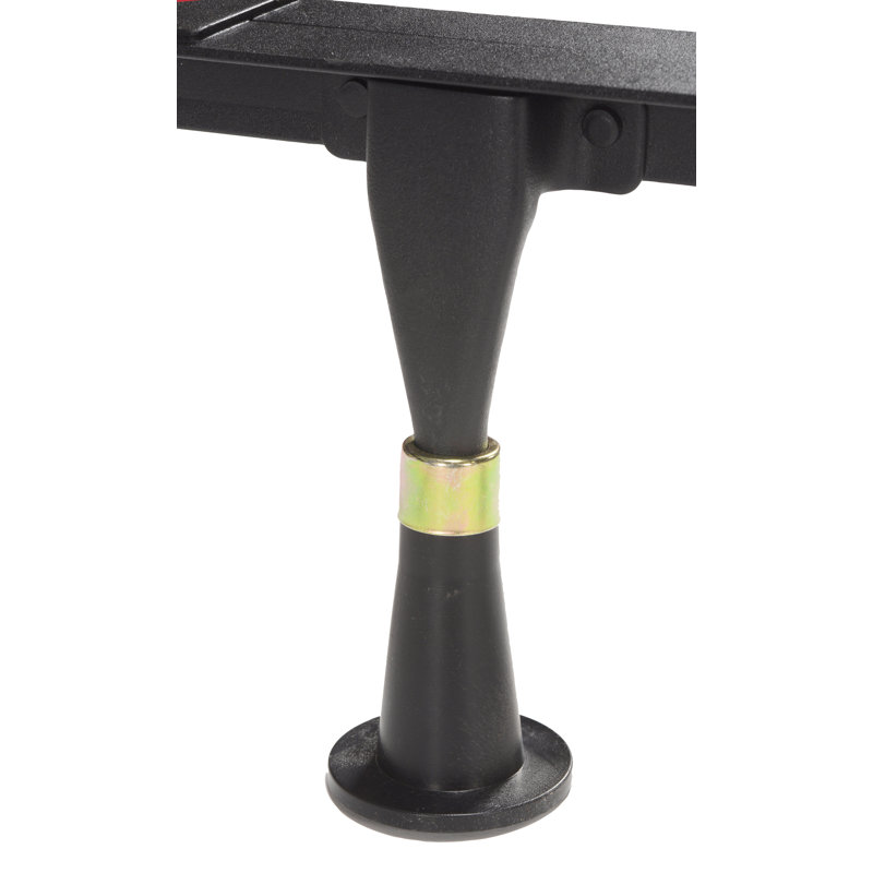 Alwyn Home Adjustable Metal Bed Frame with Center Support Rail, Support ...