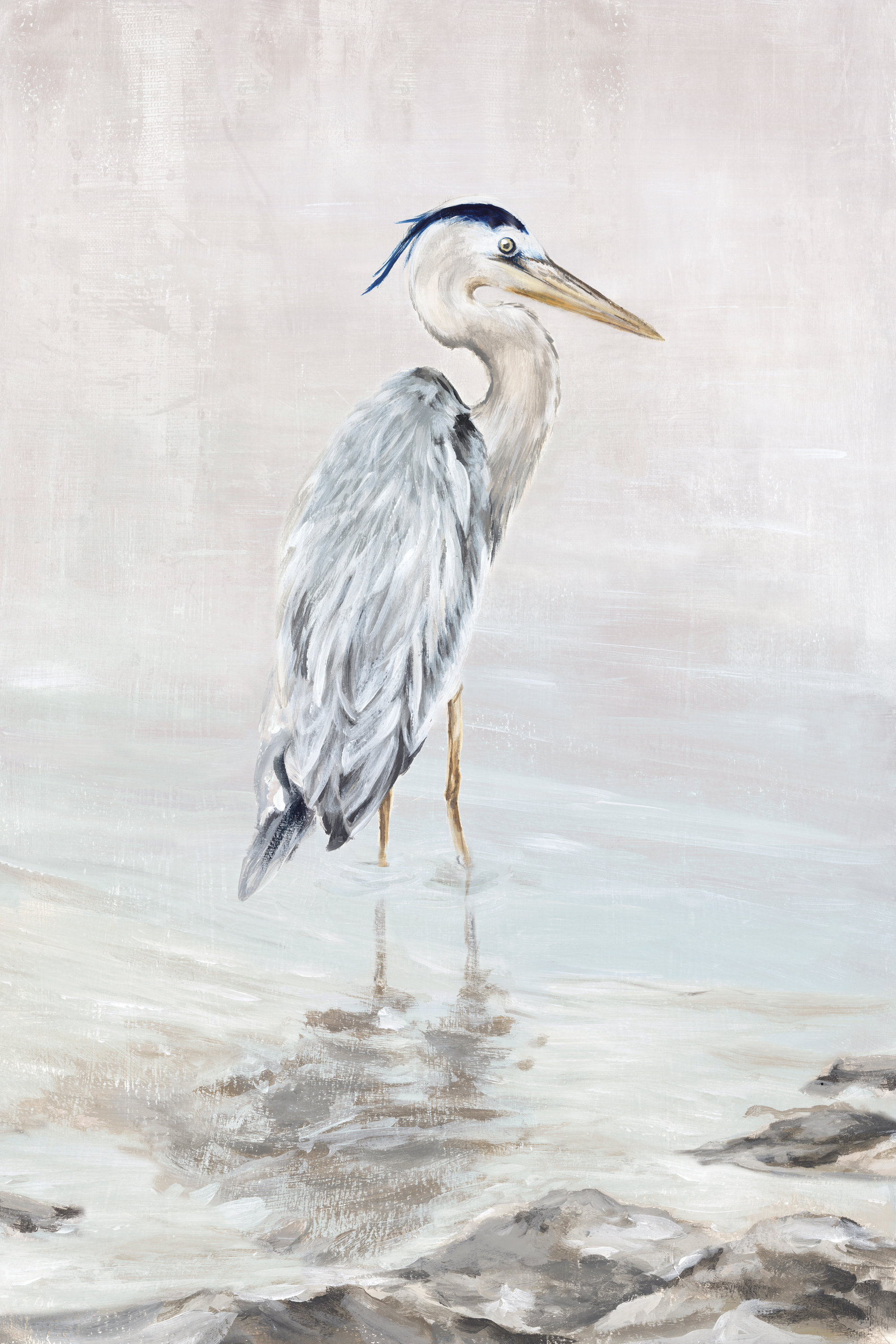 Highland Dunes Hues Of Indgio I On Canvas by Eva Watts Print | Wayfair