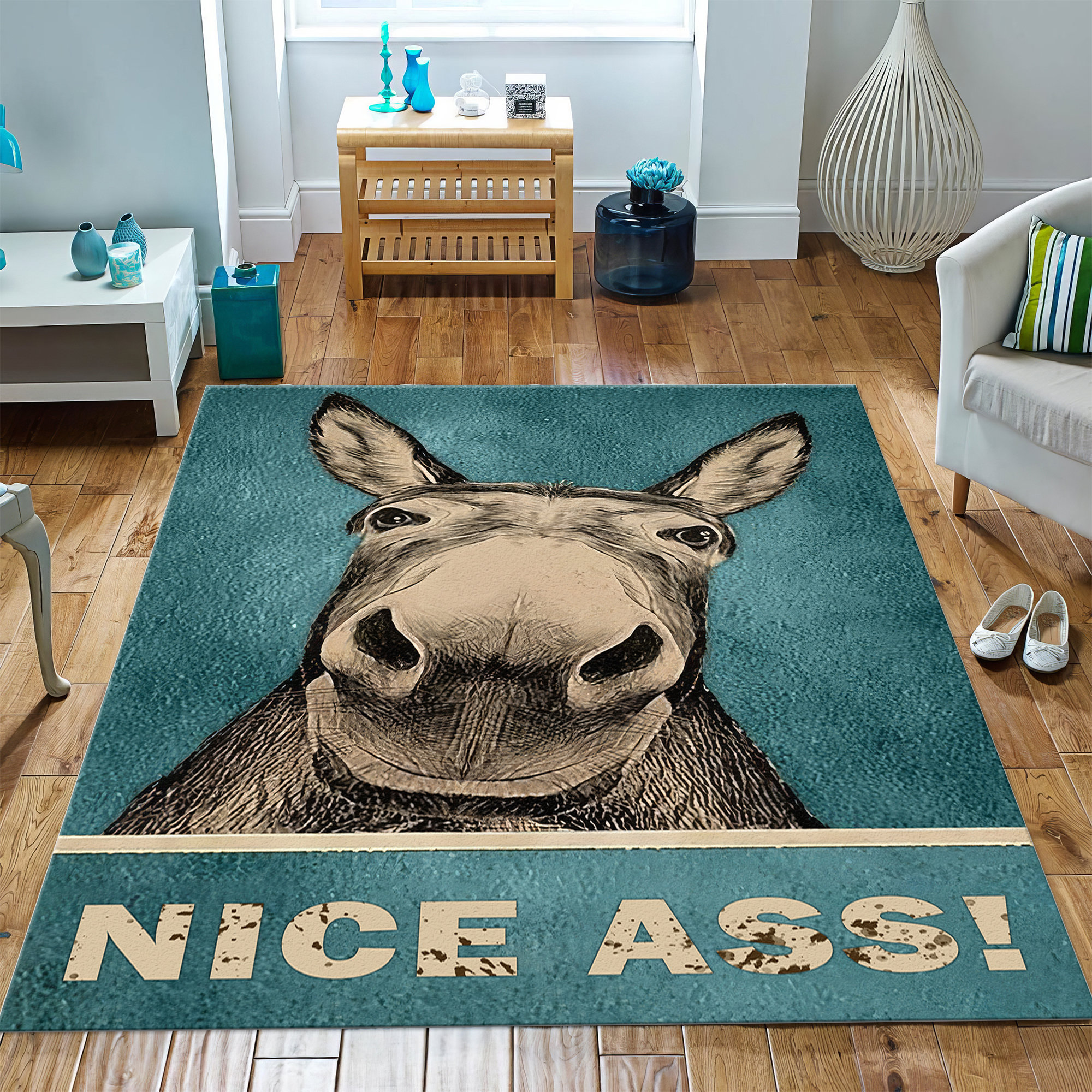 kayra export Geometric Printed Rug with Contemporary Design Ideal for ...
