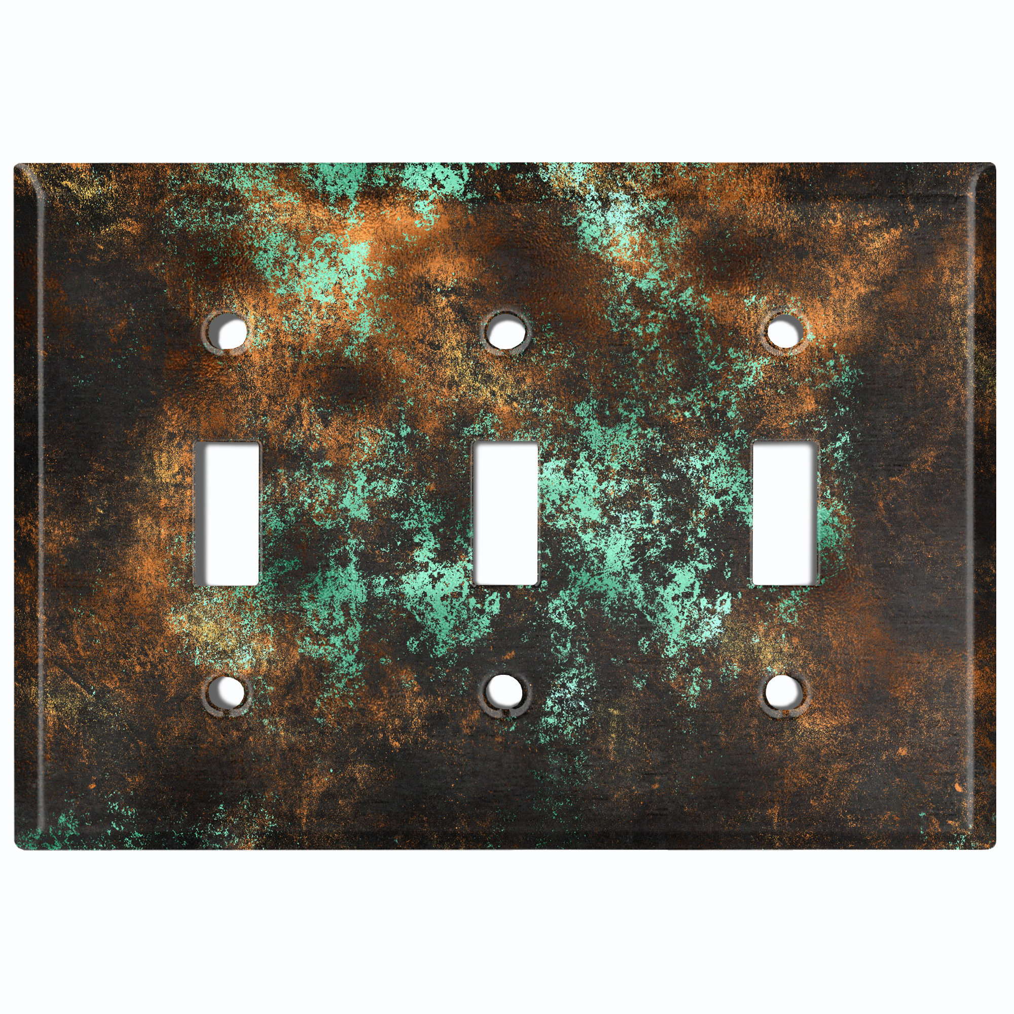 WorldAcc 3-Gang Toggle Light Switch Wall Plate | Wayfair