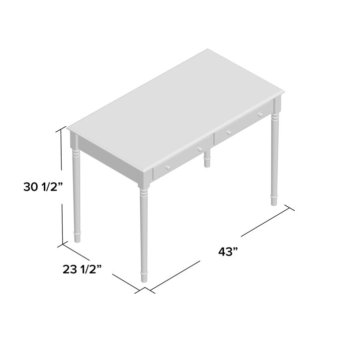 Alcott Hill® Lyndsay Desk & Reviews | Wayfair