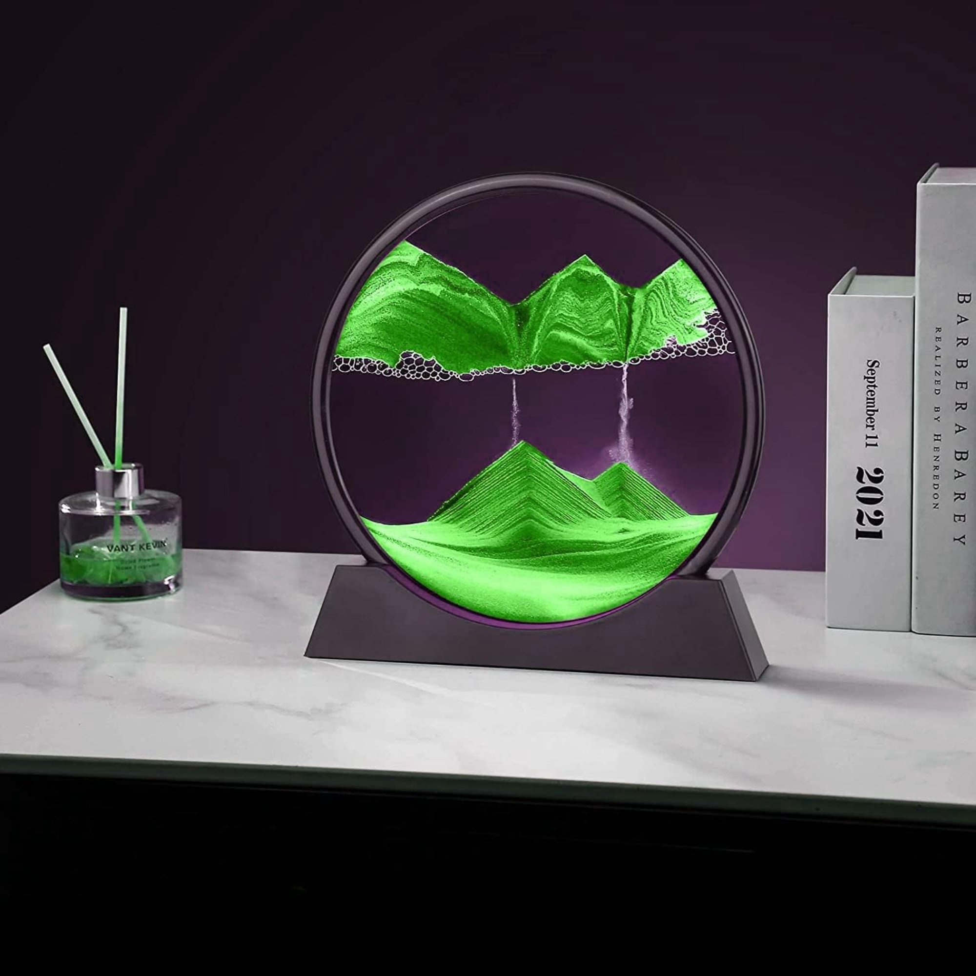 Wrought Studio™ 3D Dynamic Sand Art Liquid Motion, Moving Sand Art ...