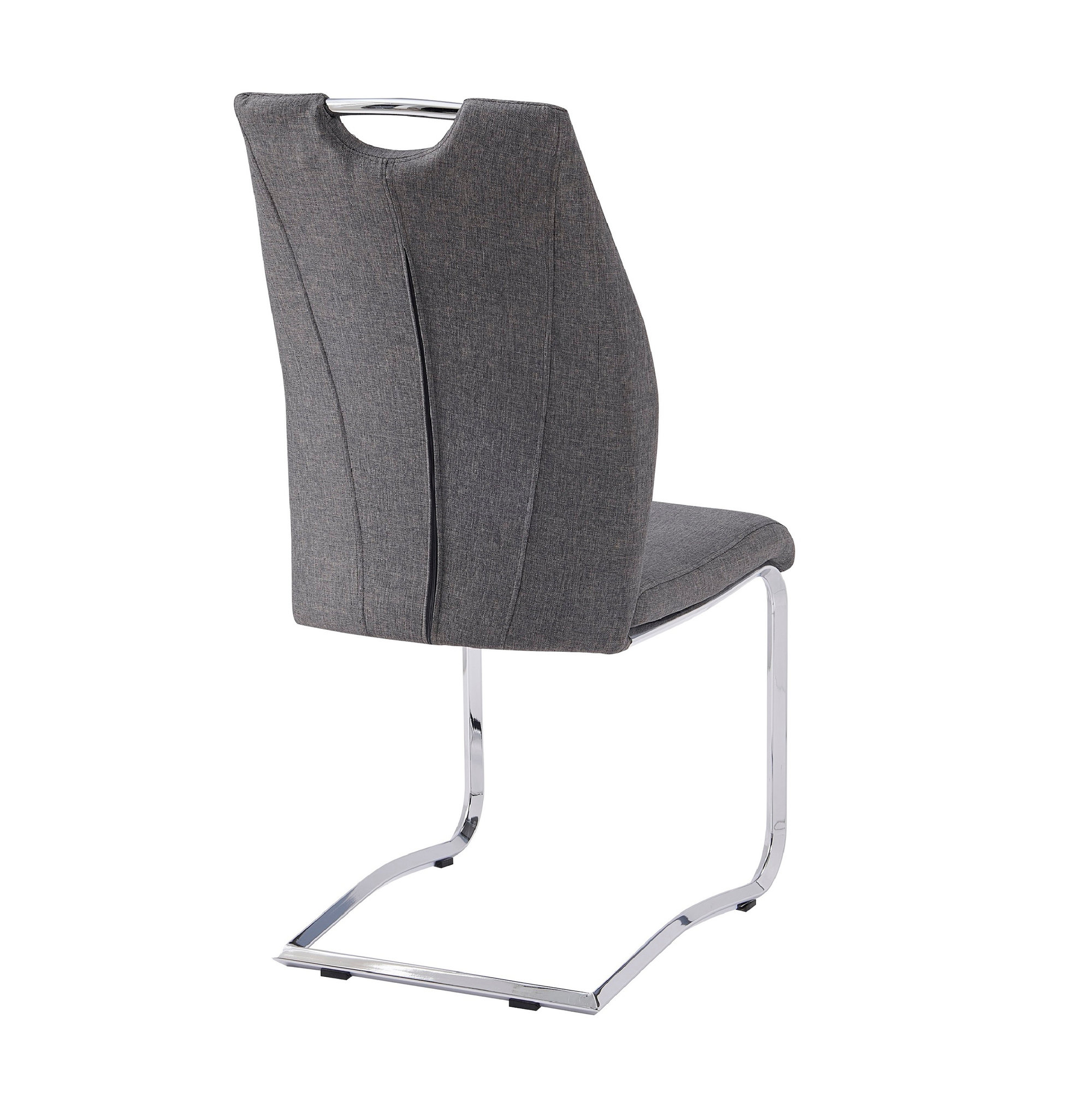 Latitude Run® Modern Upholstery Fabric/ Chrome Dining Chair, Set Of 2 ...