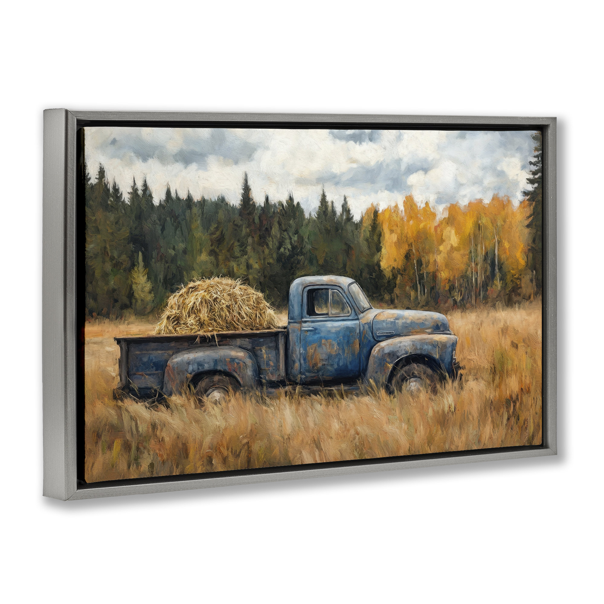Ophelia & Co. Hay Ride Country Field Floating Frame, design by Petal ...