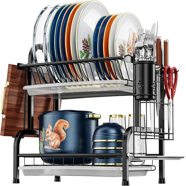 YITAHOME Adjustable Stainless Steel Dish Rack | Wayfair