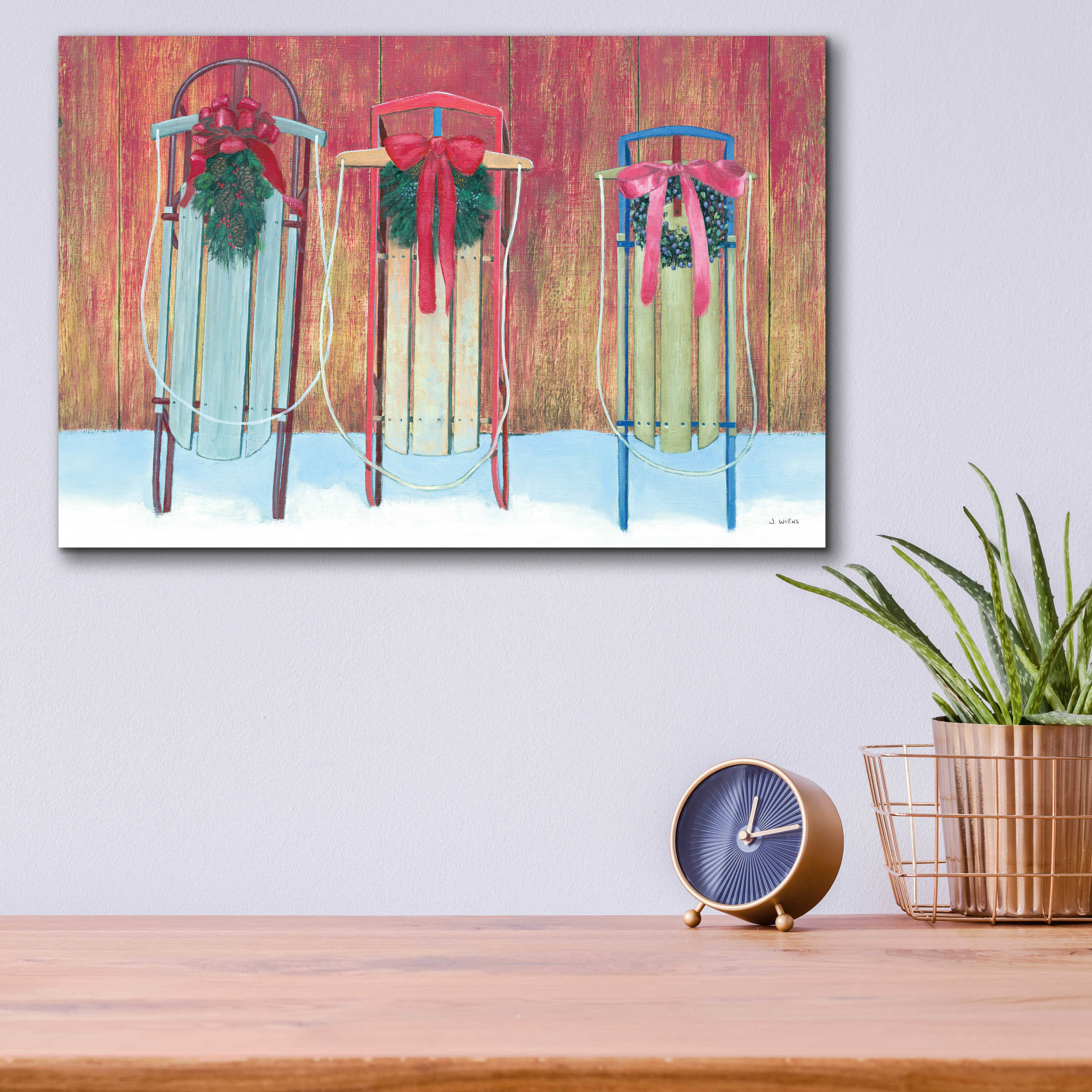 The Holiday Aisle® Christmas Affinity V by James Wiens - Unframed ...