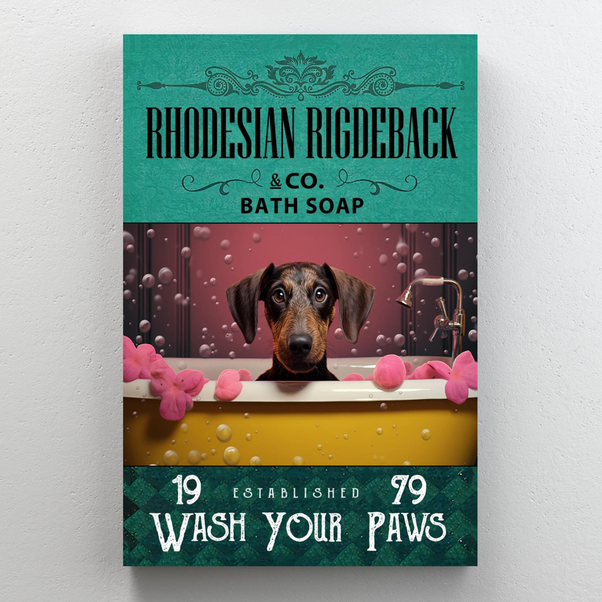 Trinx Lyden Rhodesian Rigdeback Bath Soap On Canvas Print - Wayfair Canada