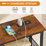 Everly Quinn Console Table, Console Table With Charging Station ...