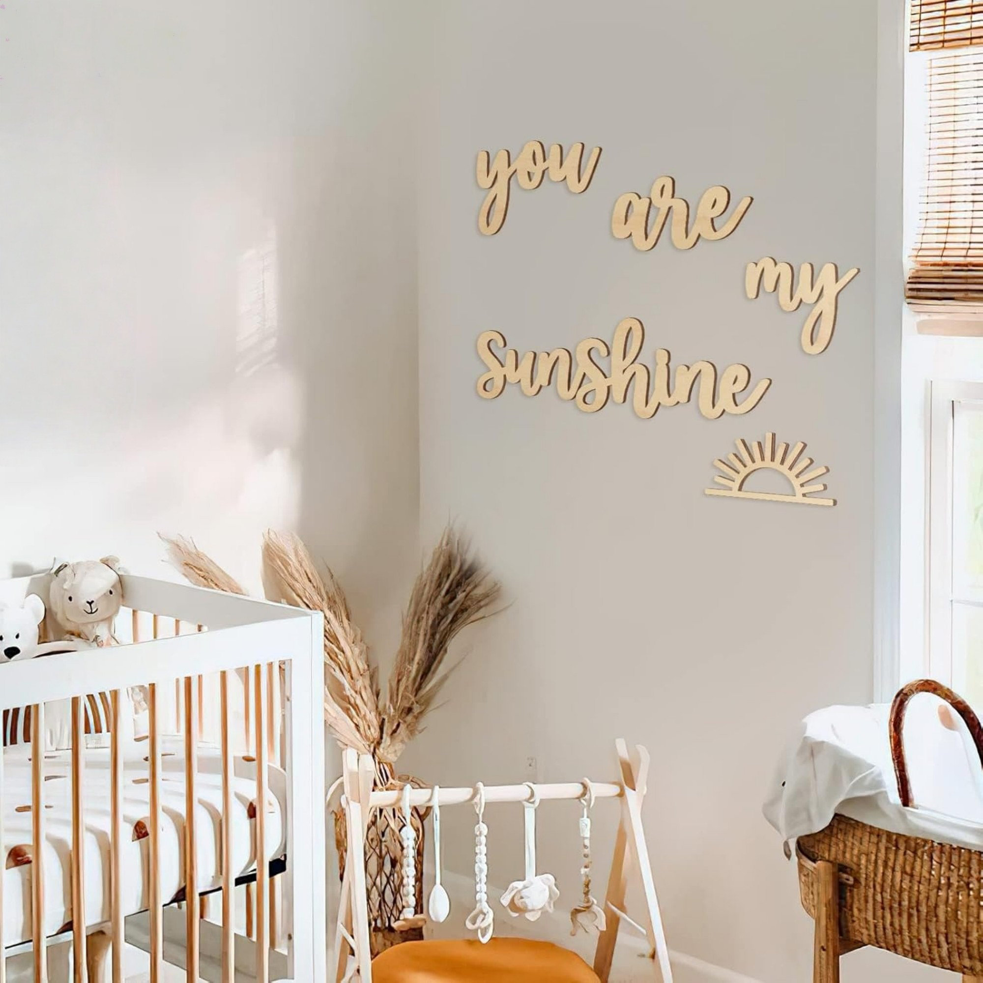Dakota Fields Boho Sunshine Wooden Wall Art Set With Sun Accent | Wayfair
