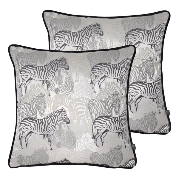 World Menagerie Swingle Abstract Square Throw Cushion With Filling ...