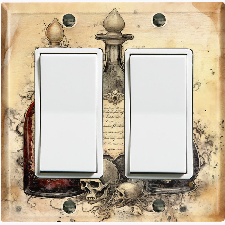 WorldAcc Metal Light Switch Plate Outlet Cover (Halloween Potion ...