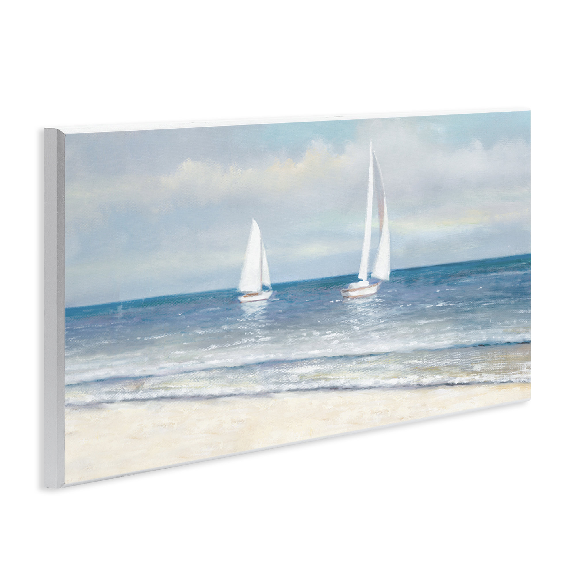Dakota Fields Sooth Sailboats View Wall Plaque Art by T.C. Chiu ...