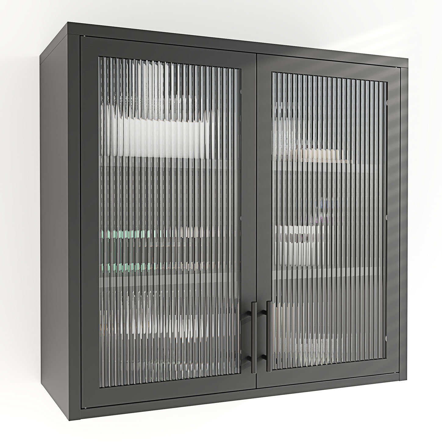 Hokku Designs Retro Style Wall Mounted Cabinet, Storage Cabinet With ...