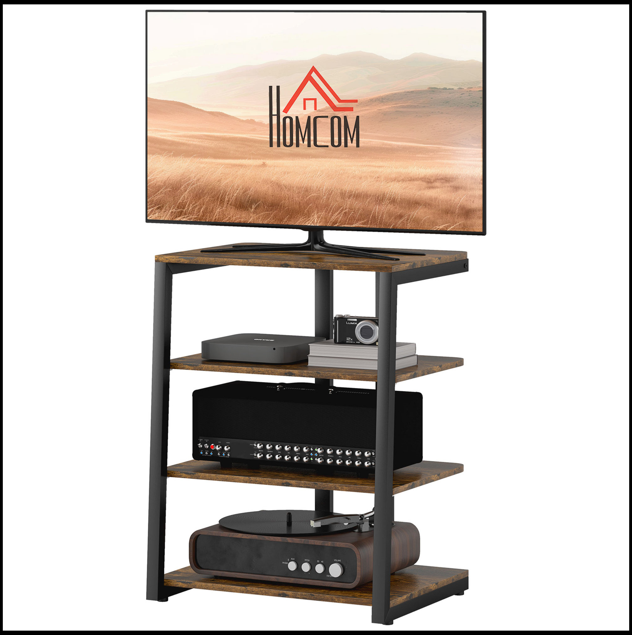 17 Stories TV Stand For 28 Inch Tvs, Entertainment Centre With ...