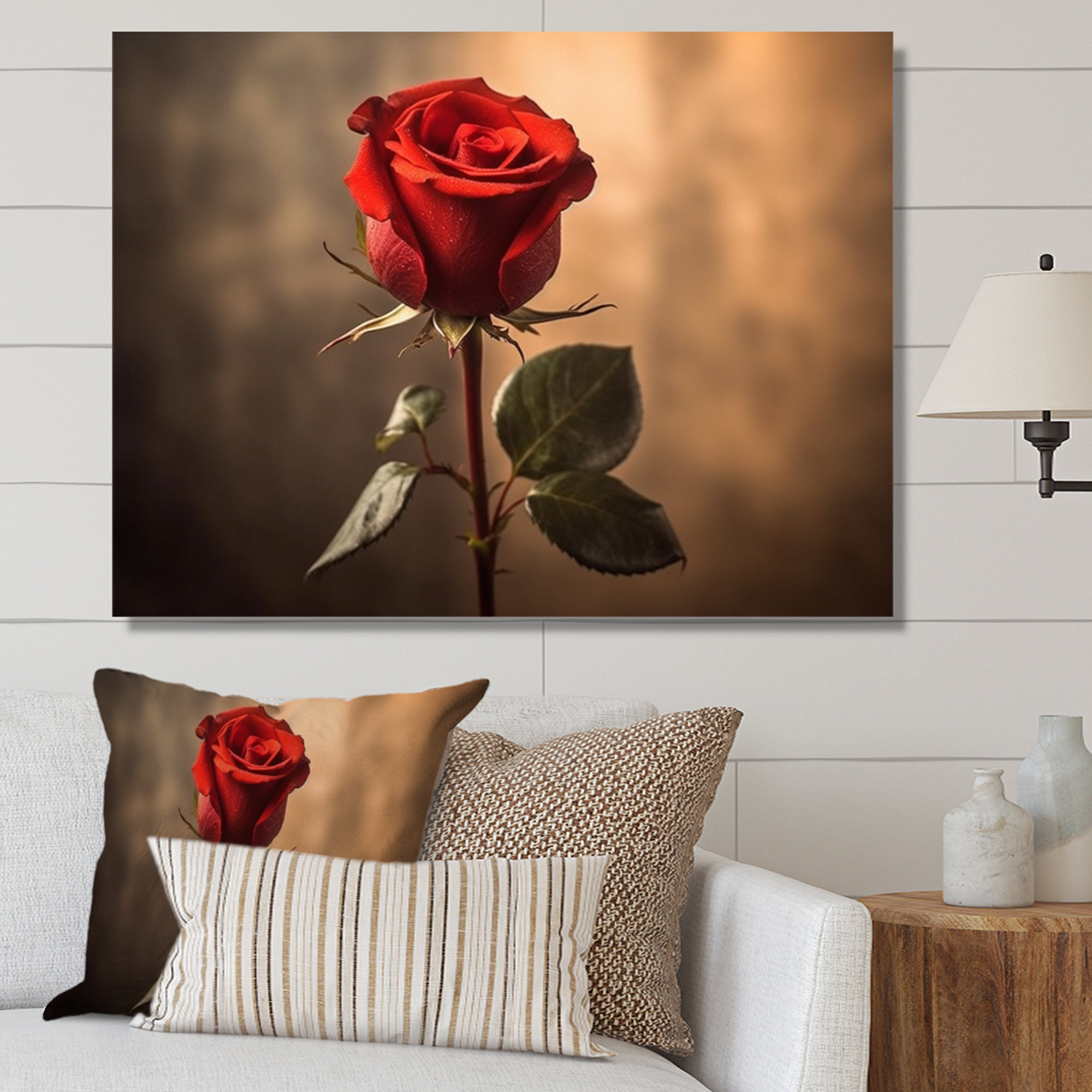 Ebern Designs Vintage Rose Reverie - Floral Wall Decor | Wayfair