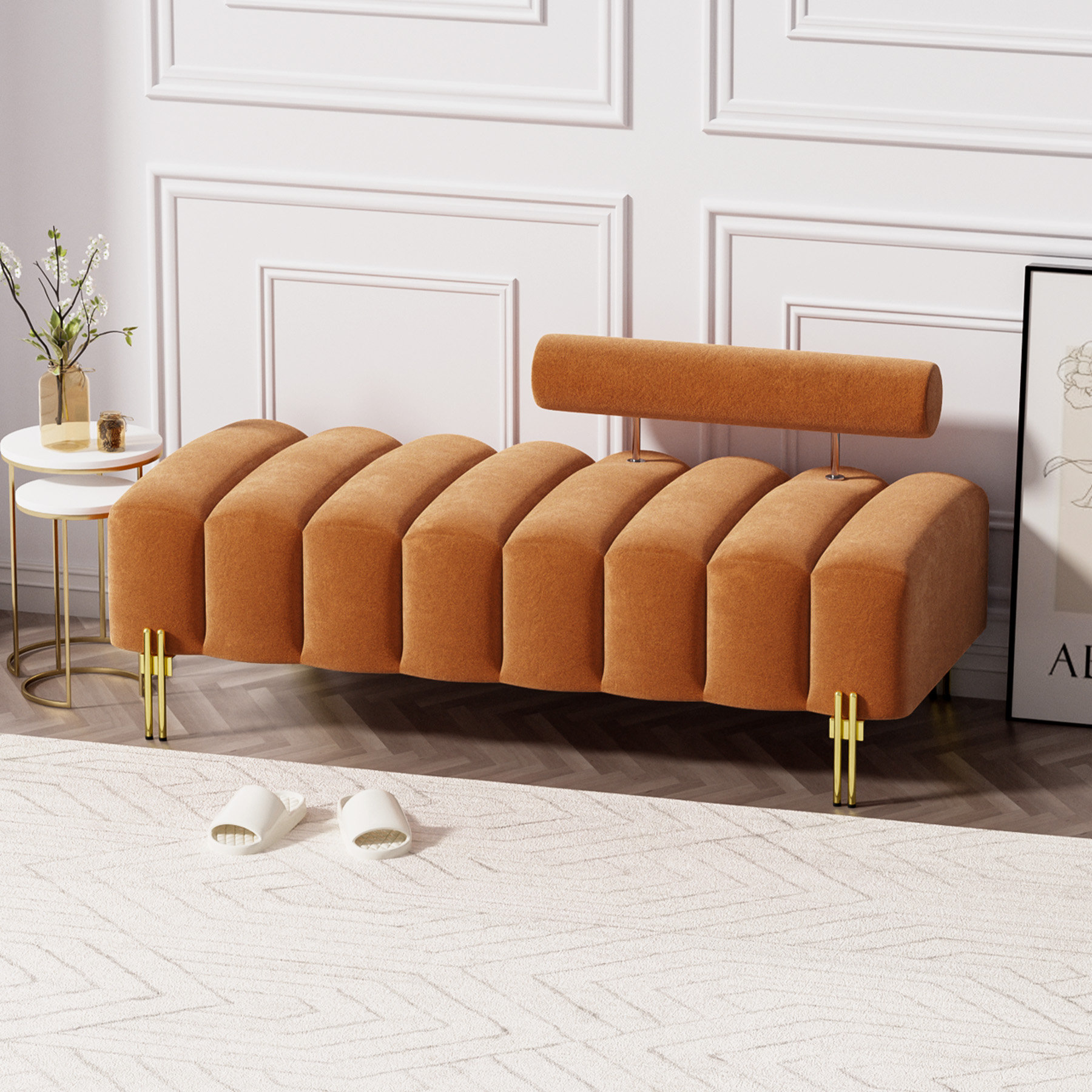 Mercer41 Ylario Upholstered Bench & Reviews | Wayfair