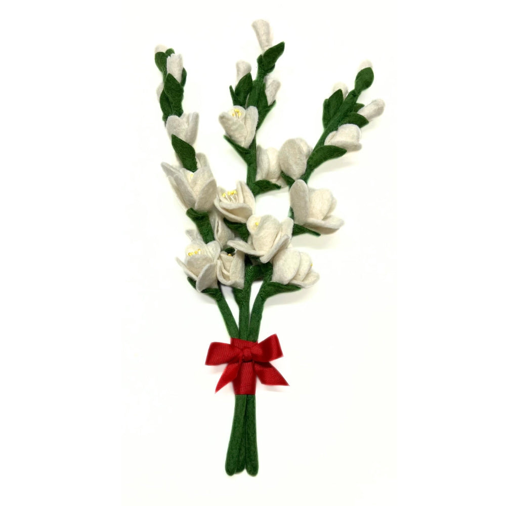 Humble Hilo Handmade Felt Flower, Gladiolus, Set of 3 | Wayfair