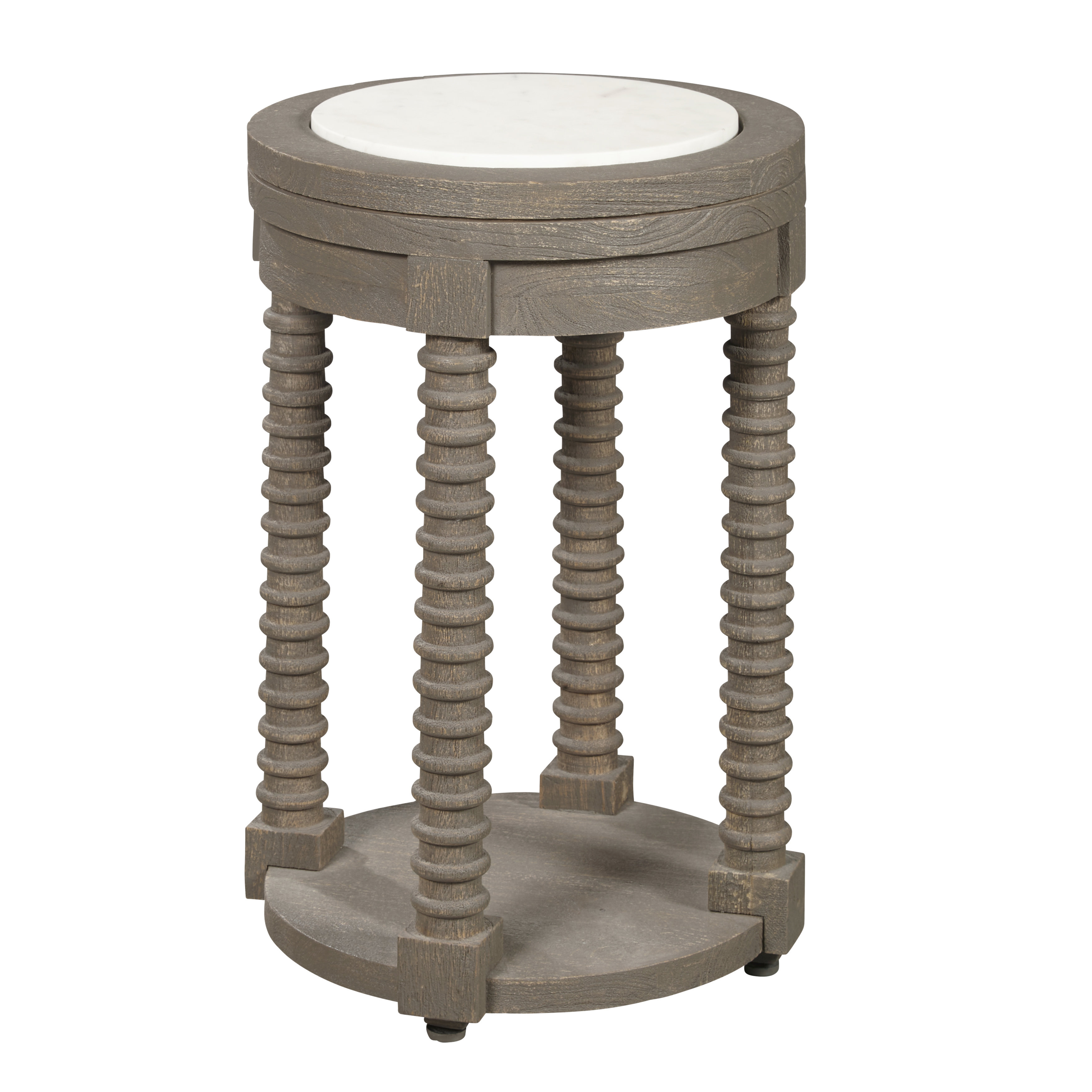 Pulaski Furniture Spindle Leg Spot Table with Marble Top - Wayfair Canada