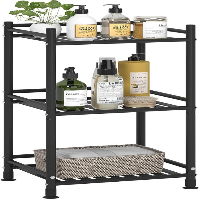 Rebrilliant Megail Metal Freestanding Bathroom Shelves | Wayfair