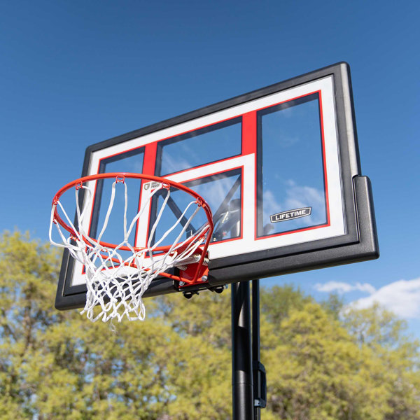 Lifetime Height Adjustable Portable Basketball Hoop (50" Polycarbonate ...