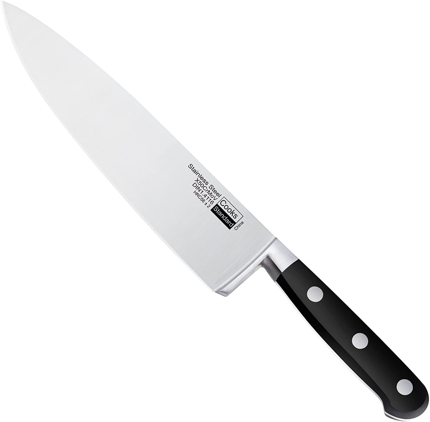 Cooks Standard Kitchen Chef's Knife 8-inch, High Carbon Stainless Steel ...