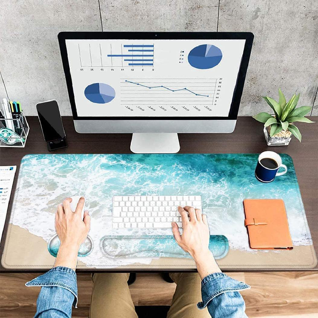 Highland Dunes Lobardy Rubber Desk Pad - Wayfair Canada