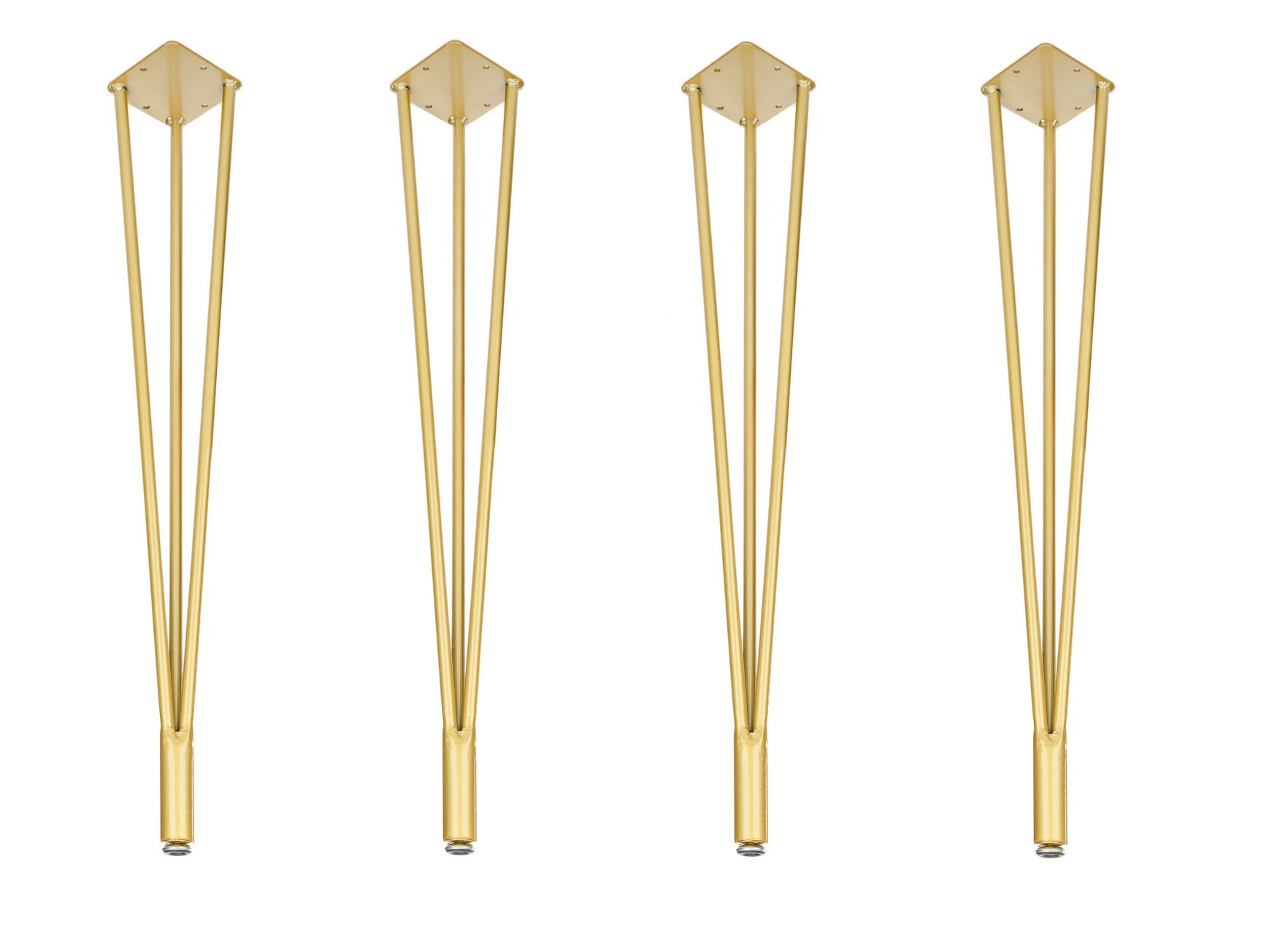 17 Stories 3 Rods Hairpin Table Legs | Wayfair