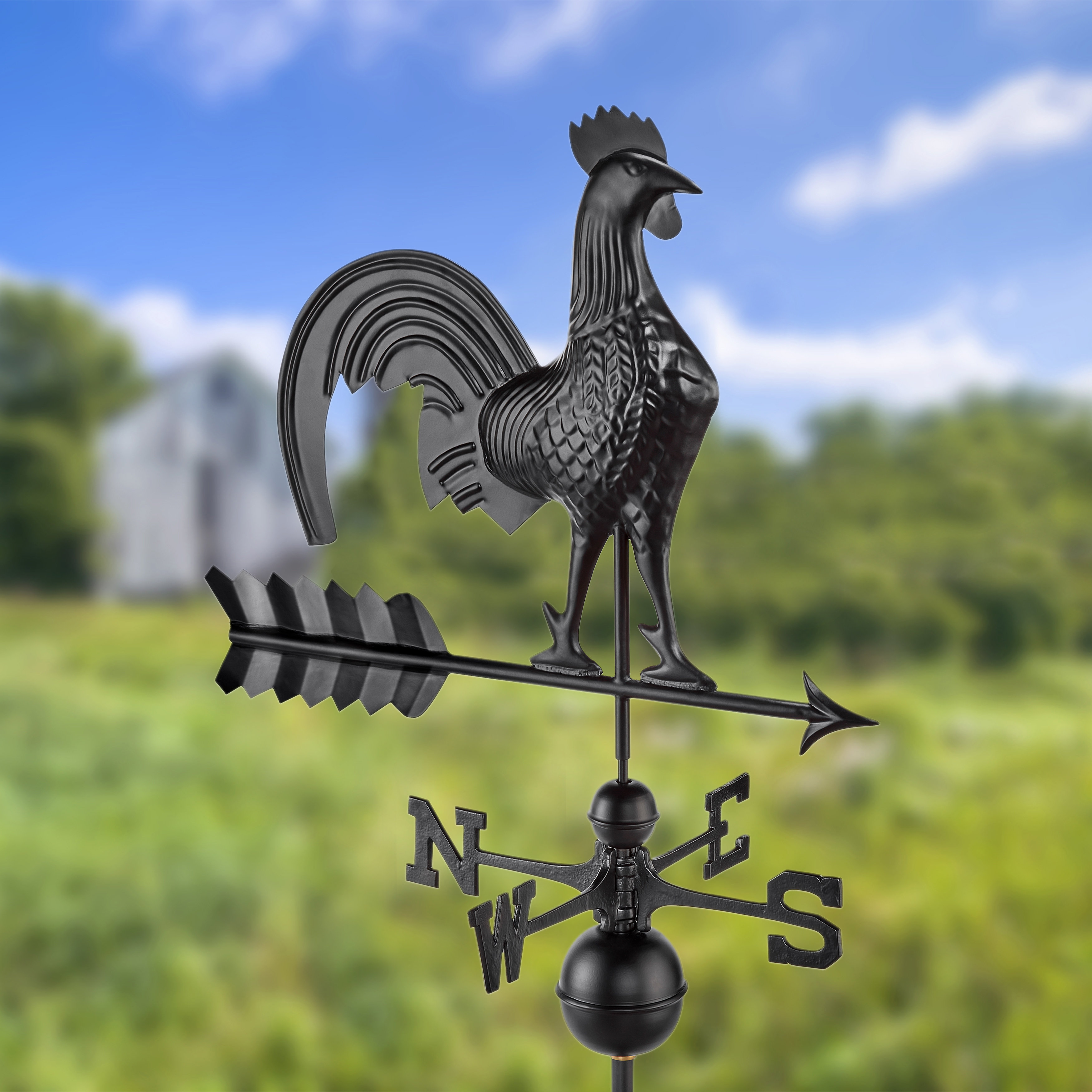 Arlmont & Co. Girouette en aluminium H 40 po Shireka - Wayfair Canada