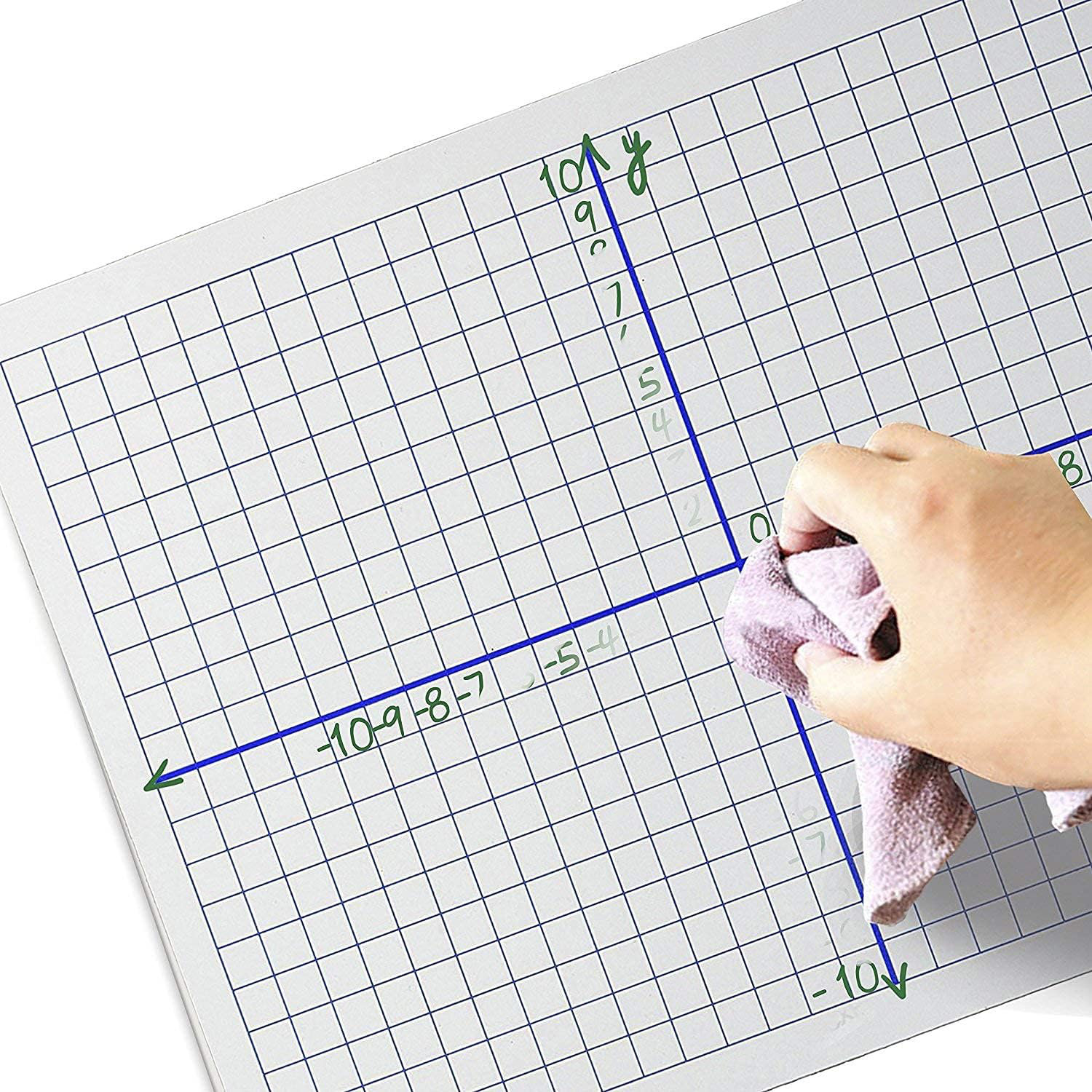 Scribbledo Dry Erase Xy Axis Graph Lap Boards 9” X 12” For Student And ...