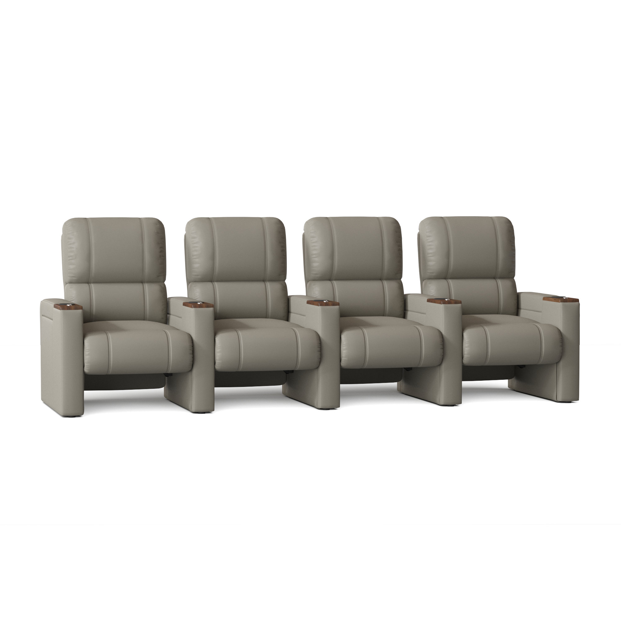 Latitude Run® Axis Home Theater Row Seating (Row of 4) | Wayfair