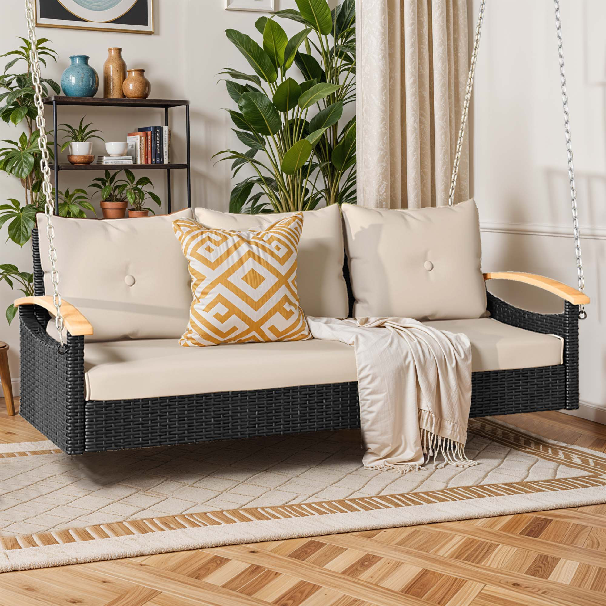 Ebern Designs Blydenburgh Porch Swing | Wayfair