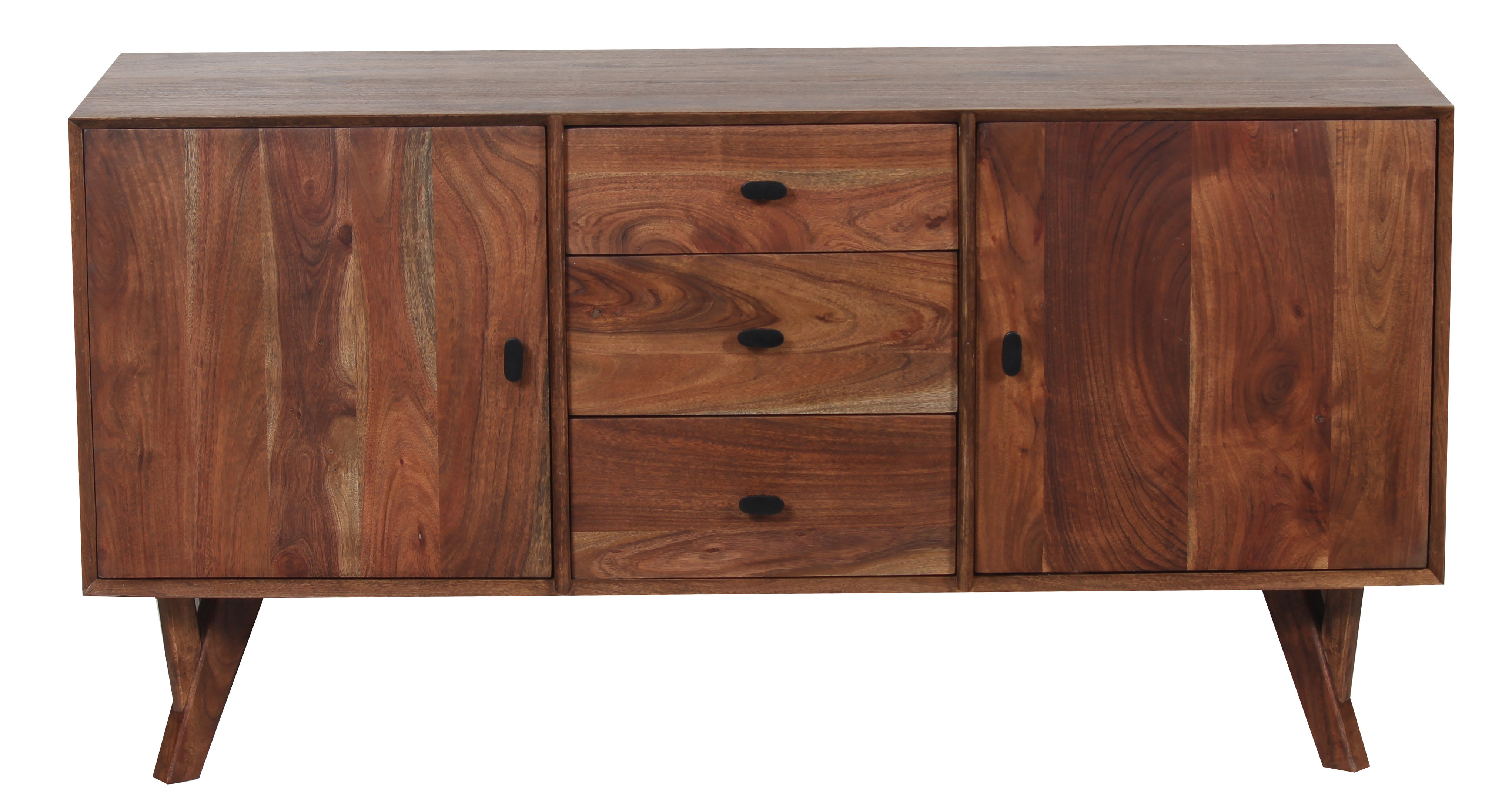 Porter Designs Portola Solid Acacia Wood Sideboard, Brown - Wayfair Canada