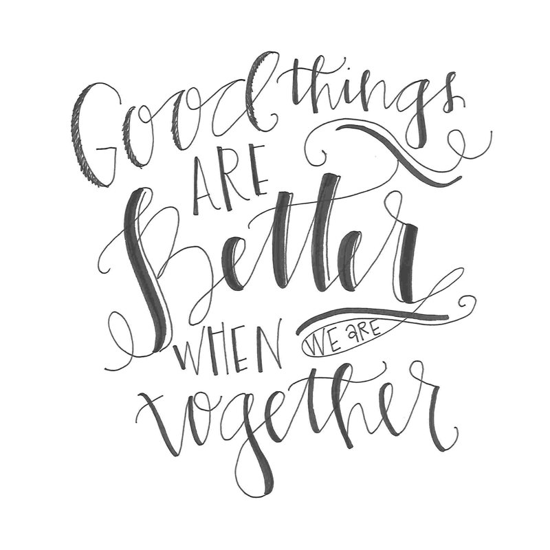 Trinx Good Things Are Better When We Are Together 2 | Wayfair