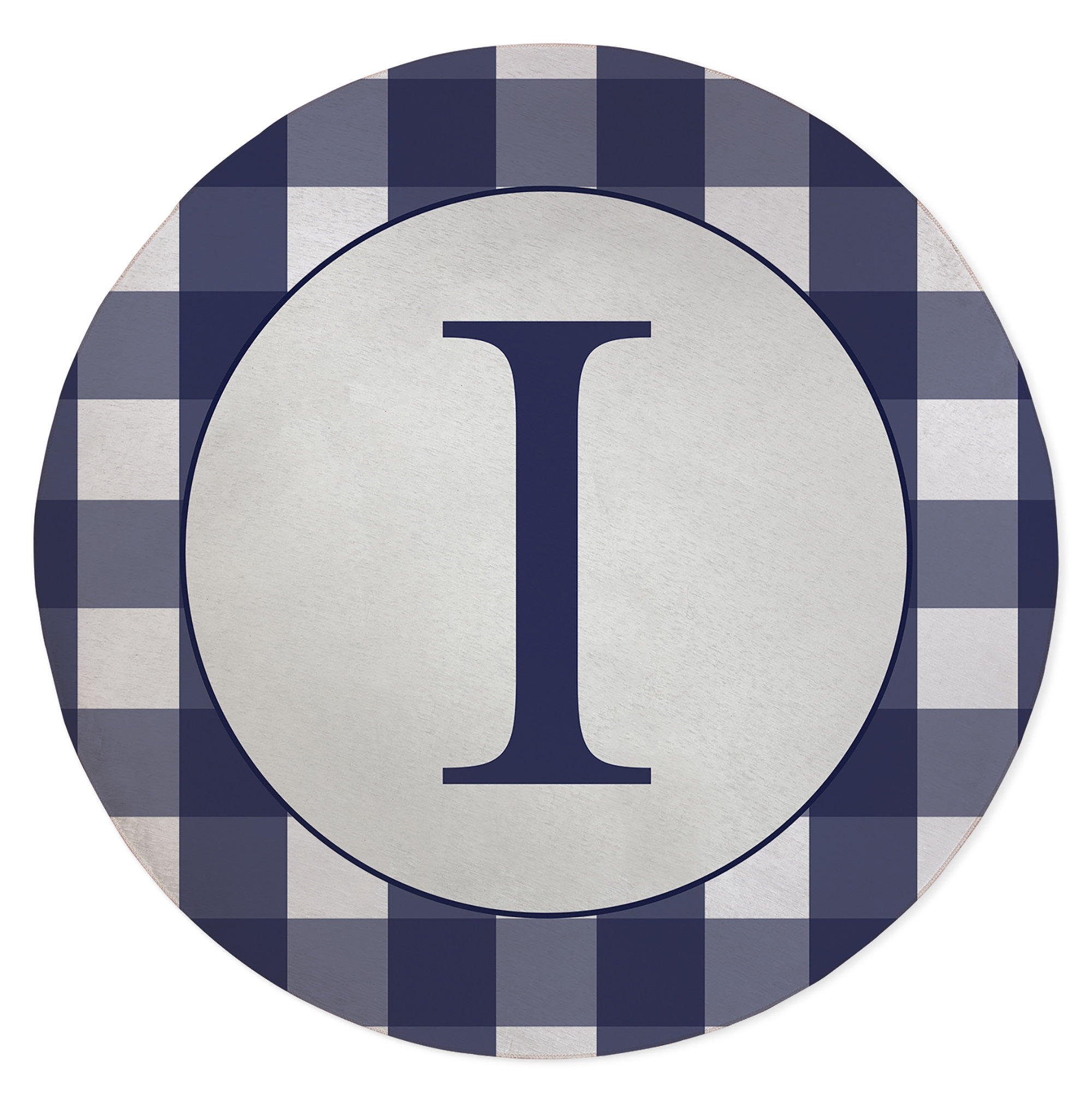 KAVKA DESIGNS Mono Straight Round Chair Mat | Wayfair