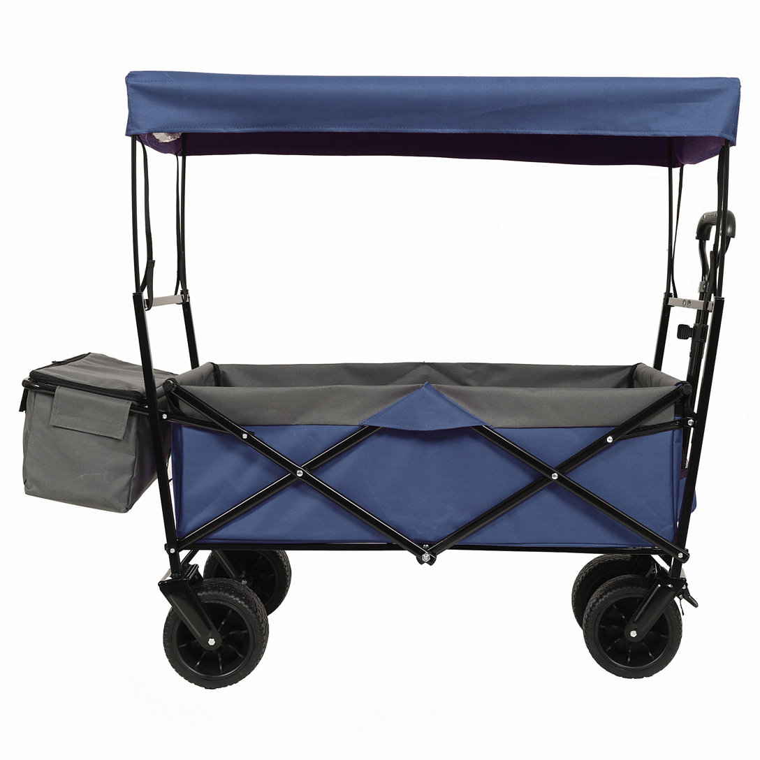 smashgroup 480Lbs Collapsible Wagon with Canopy | Wayfair