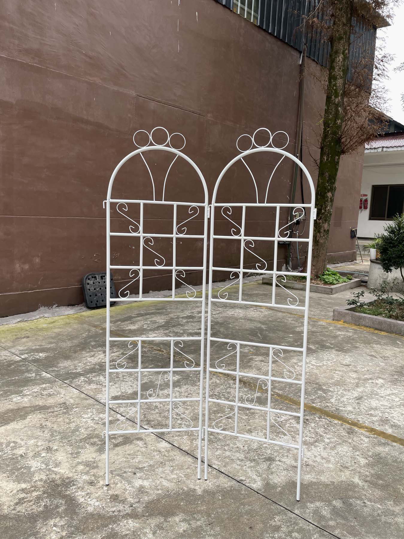 Williston Forge 1Set (2pcs) Metal Garden Trellis, Outdoor Rustproof ...