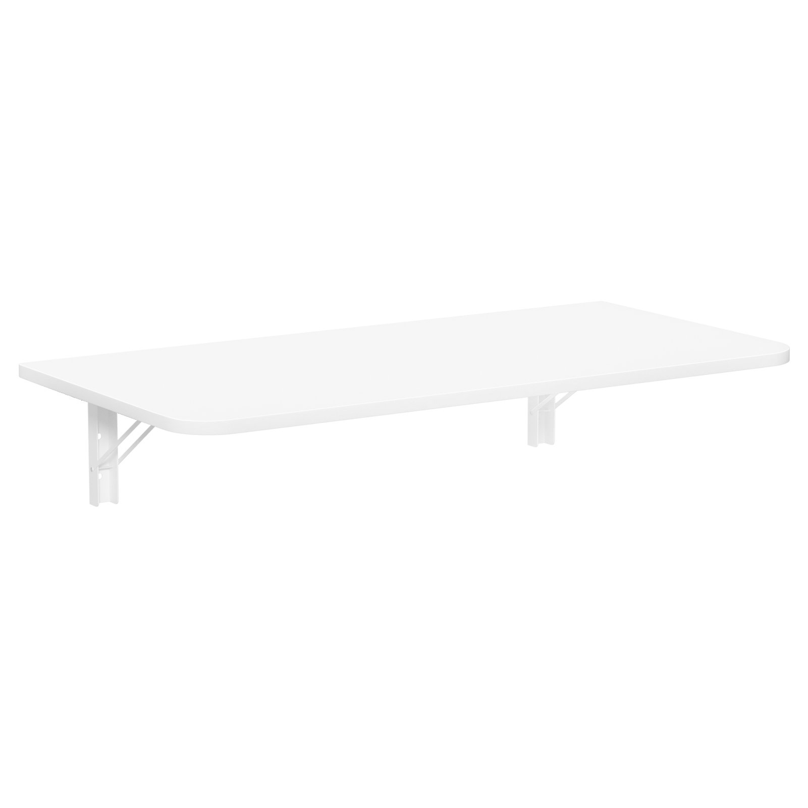 Latitude Run® Wall-Mounted Fold-Out Table, Small Space Foldable Study ...