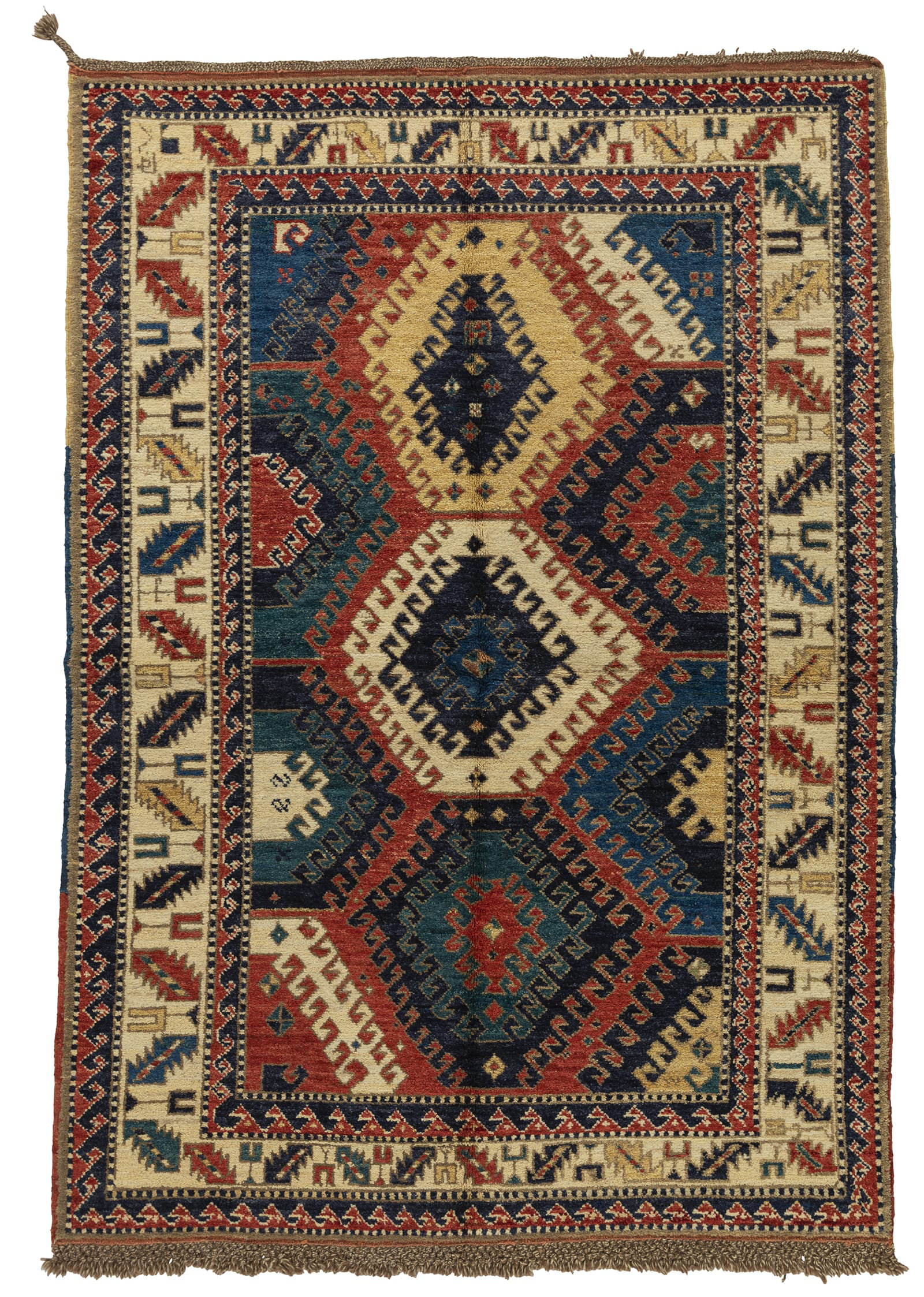 Tufenkian Borachalu One-of-a-Kind 5' X 7' Wool Area Rug in Beige/Blue ...