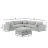 Latitude Run® Jenny 6-Piece Modular Sectional In Ultra Plush Gray ...
