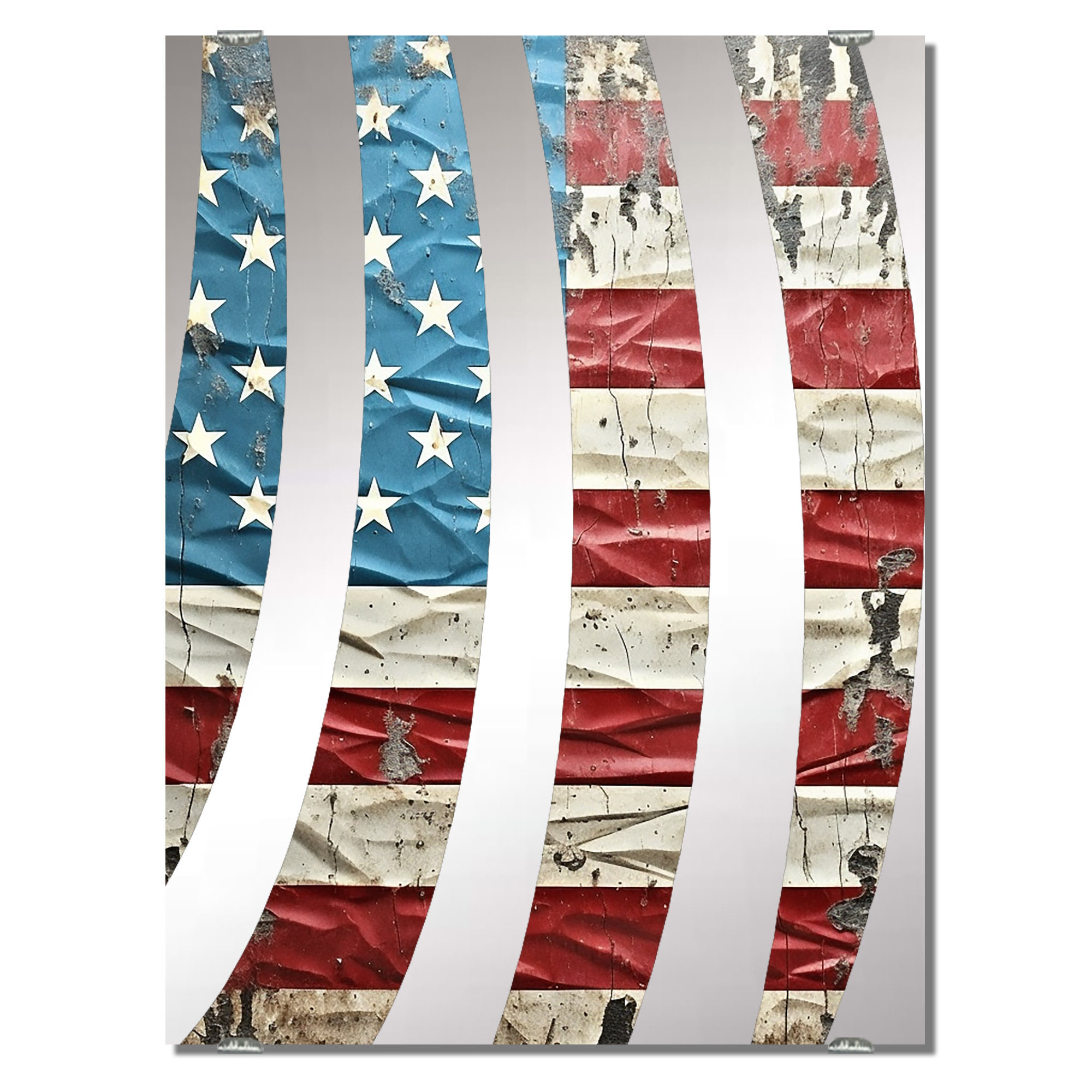 East Urban Home Schull - Flag Mirror Wall Decor MIR134873 | Wayfair