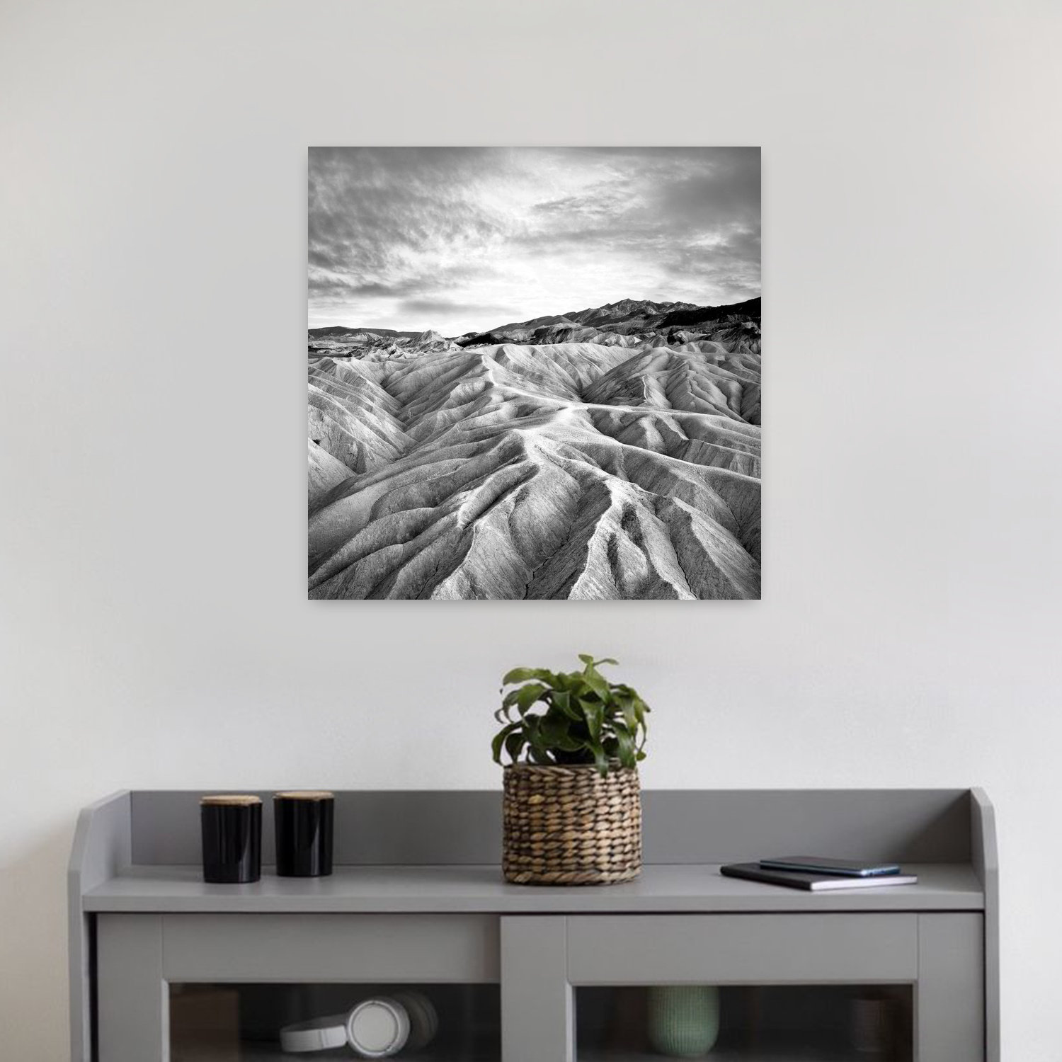 Latitude Run® Foot Of The Mountain Abstract Contemporary Landscape ...