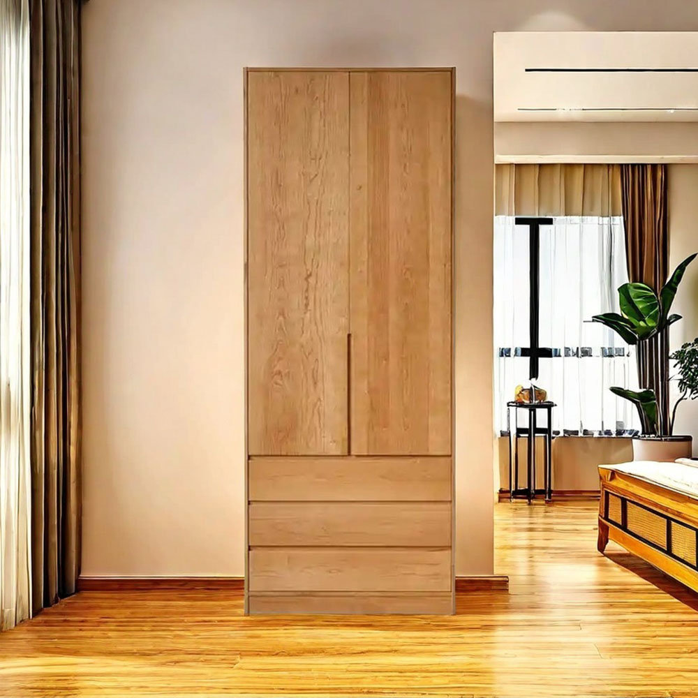 Parttlion European style retro modern simple wardrobe | Wayfair