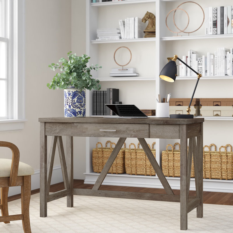 Winston Porter Cardiss 46" A-Frame Writing Desk & Reviews | Wayfair