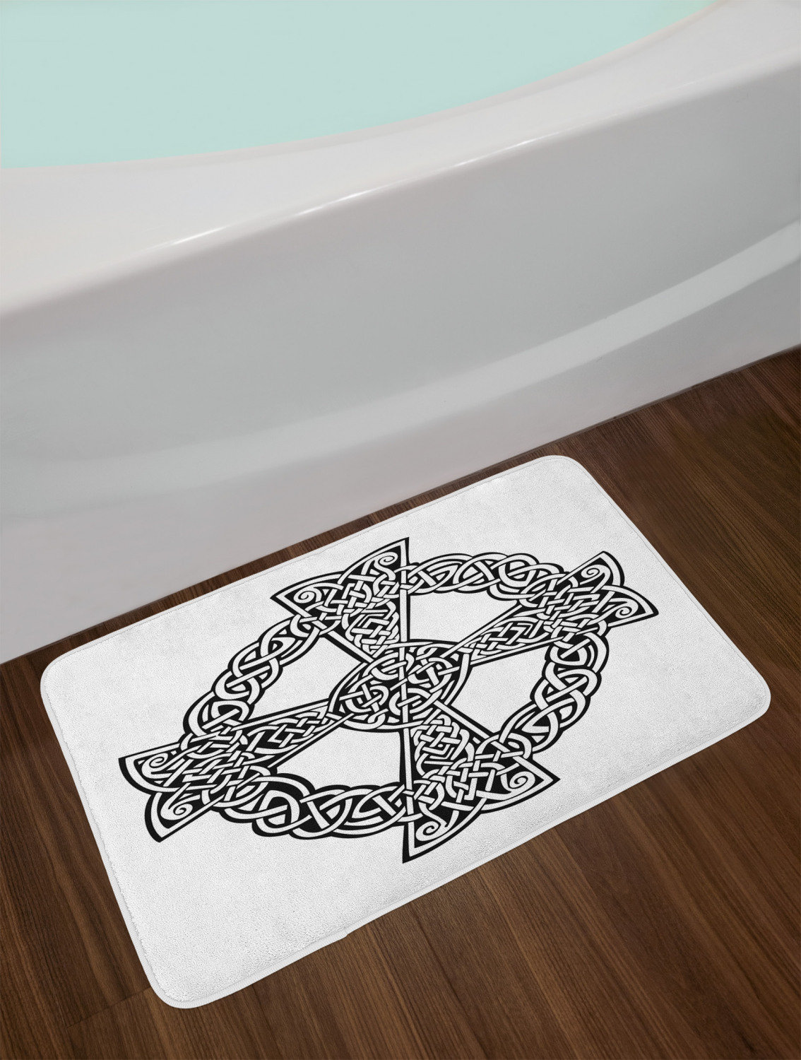 East Urban Home Celtic Bath Rug | Wayfair