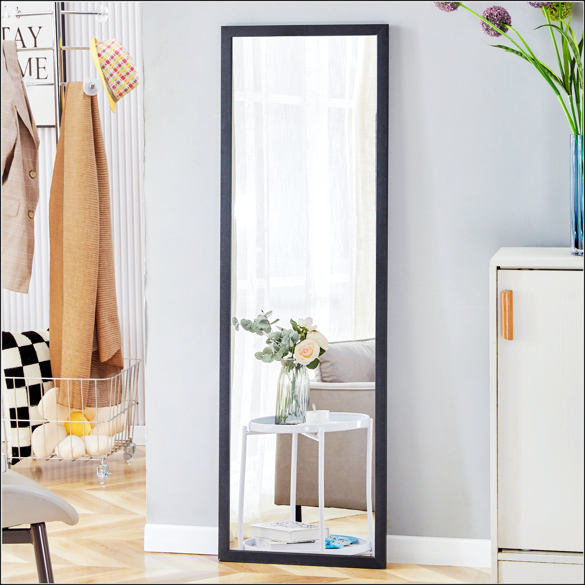 Latitude Run® Wooden Frame Full Body Mirror - Wayfair Canada