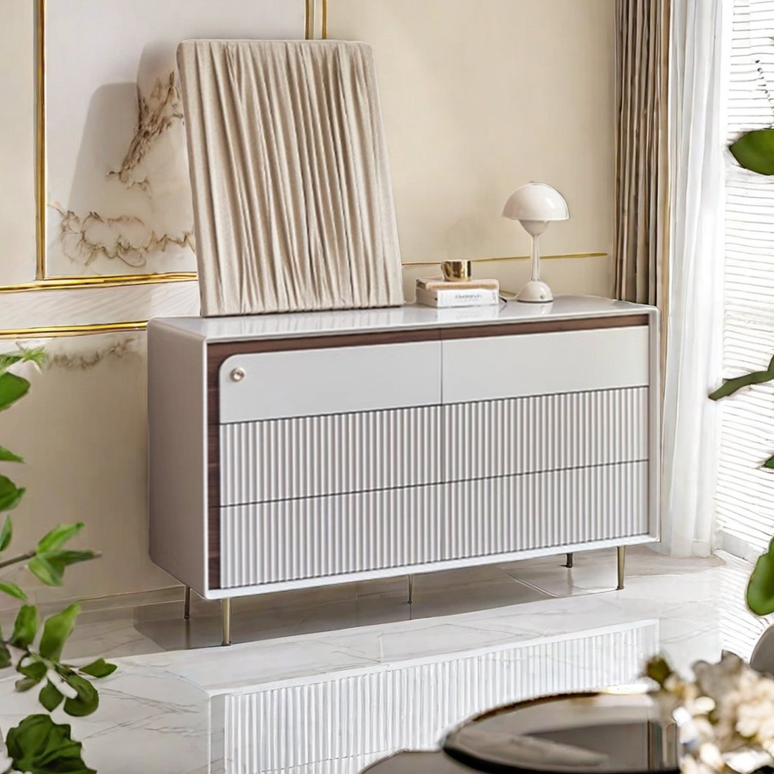 HomeCanvas Multi-function Drawer Sideboard. 6 - Drawer Dresser | Wayfair